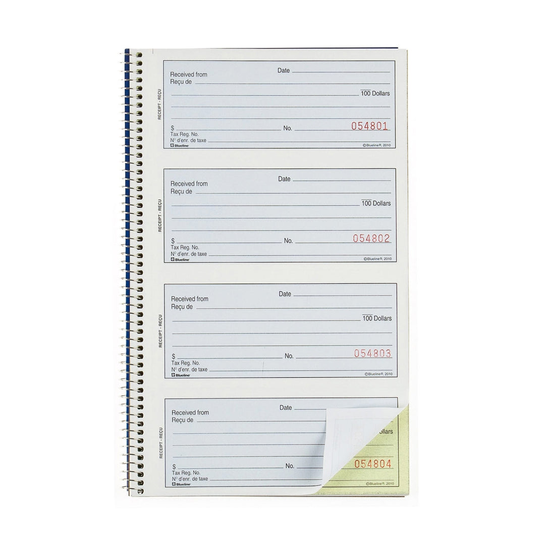 Receipt Book, A4074BT - Blueline – Blueline CDA